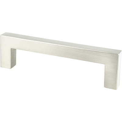 Square Pull 96mm Brushed Nickel | Hardware | Decore.com